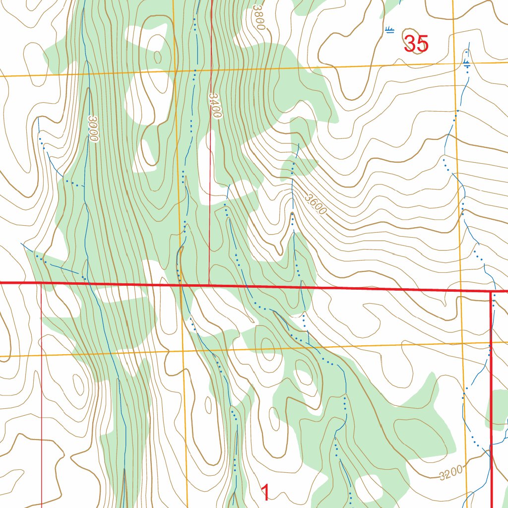 Cayuse Mountain, WA FSTopo Map by US Forest Service - Topo | Avenza Maps