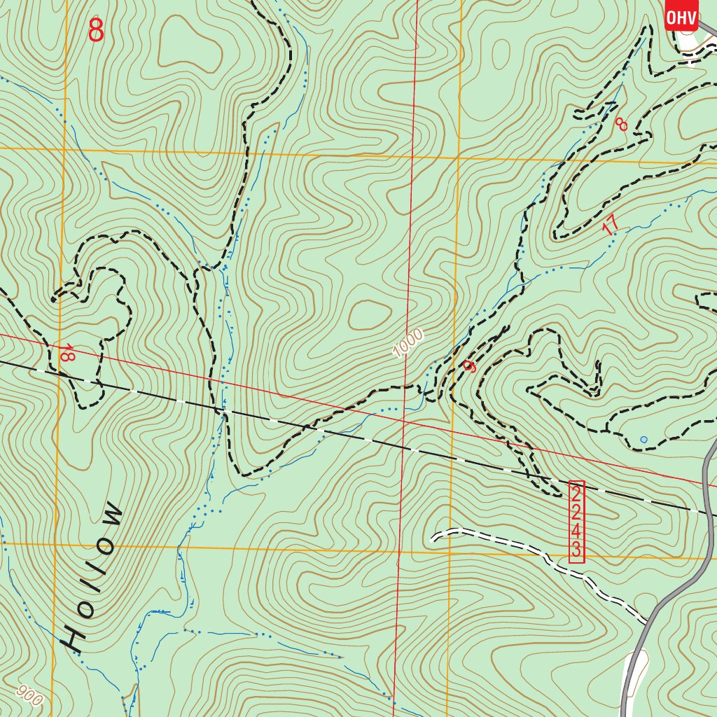 Centerville, MO FSTopo Map by US Forest Service - Topo | Avenza Maps