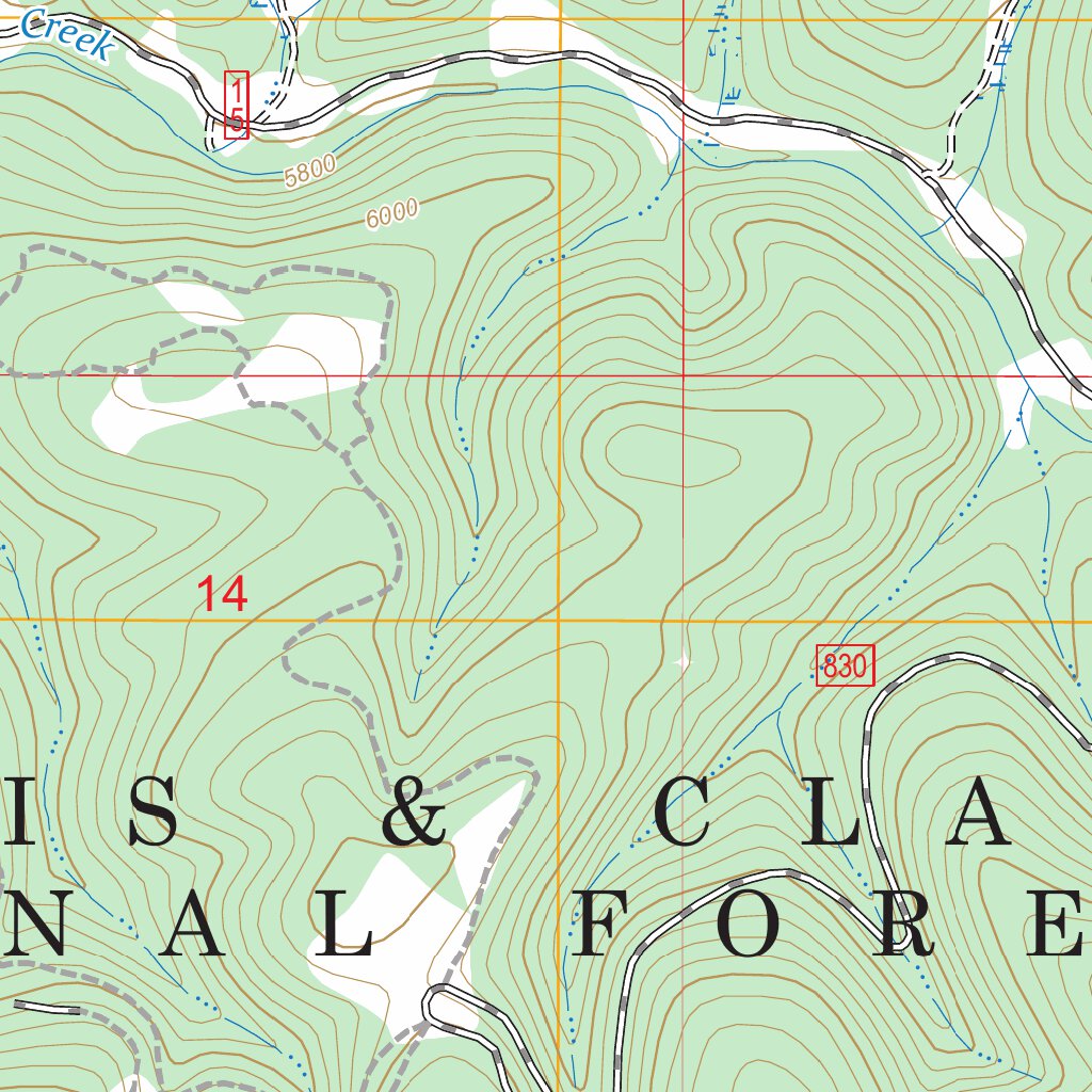 Charcoal Gulch, MT FSTopo Map by US Forest Service - Topo | Avenza Maps