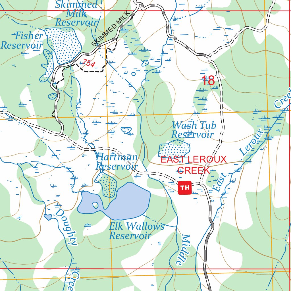 Chalk Mountain, CO FSTopo Map by US Forest Service - Topo | Avenza Maps