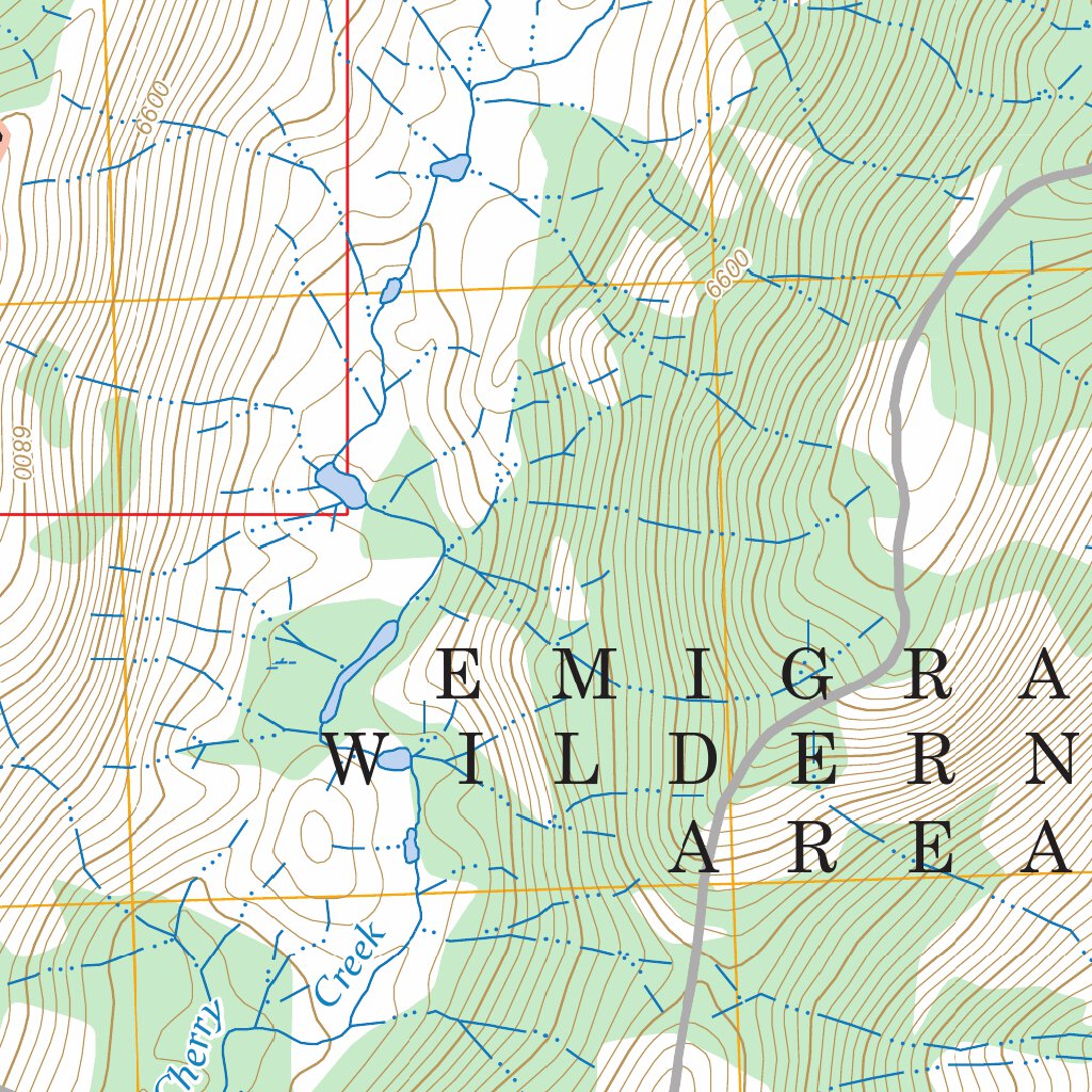 Cherry Lake North, CA FSTopo Map by US Forest Service - Topo | Avenza Maps