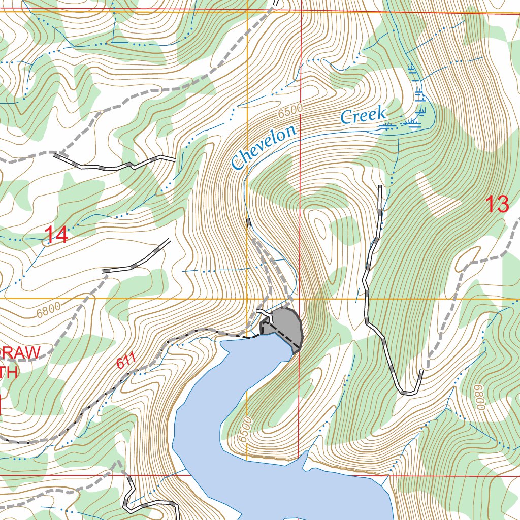 Chevelon Crossing, AZ FSTopo Map by US Forest Service - Topo | Avenza Maps