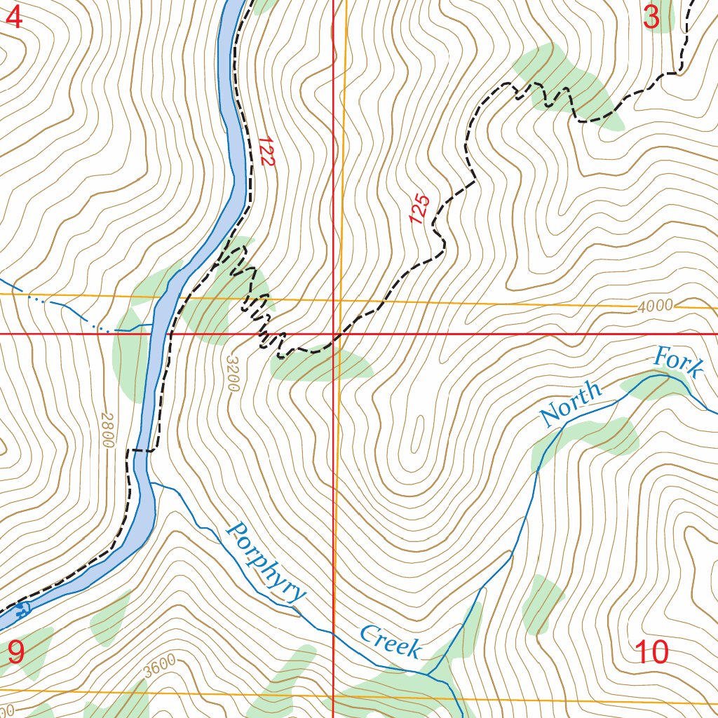 Chicken Peak, ID FSTopo Map by US Forest Service - Topo | Avenza Maps
