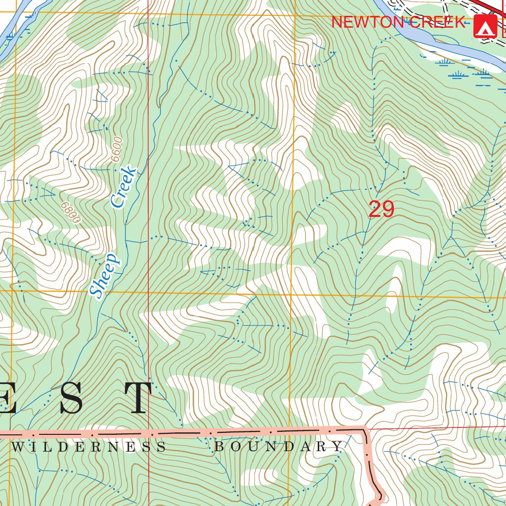 Chimney Rock, WY FSTopo Map by US Forest Service - Topo | Avenza Maps