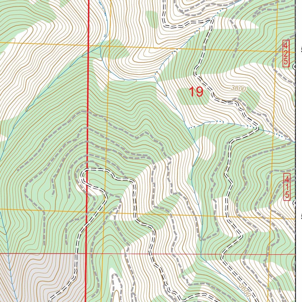 Chumstick Mountain, WA FSTopo Map by US Forest Service - Topo | Avenza Maps