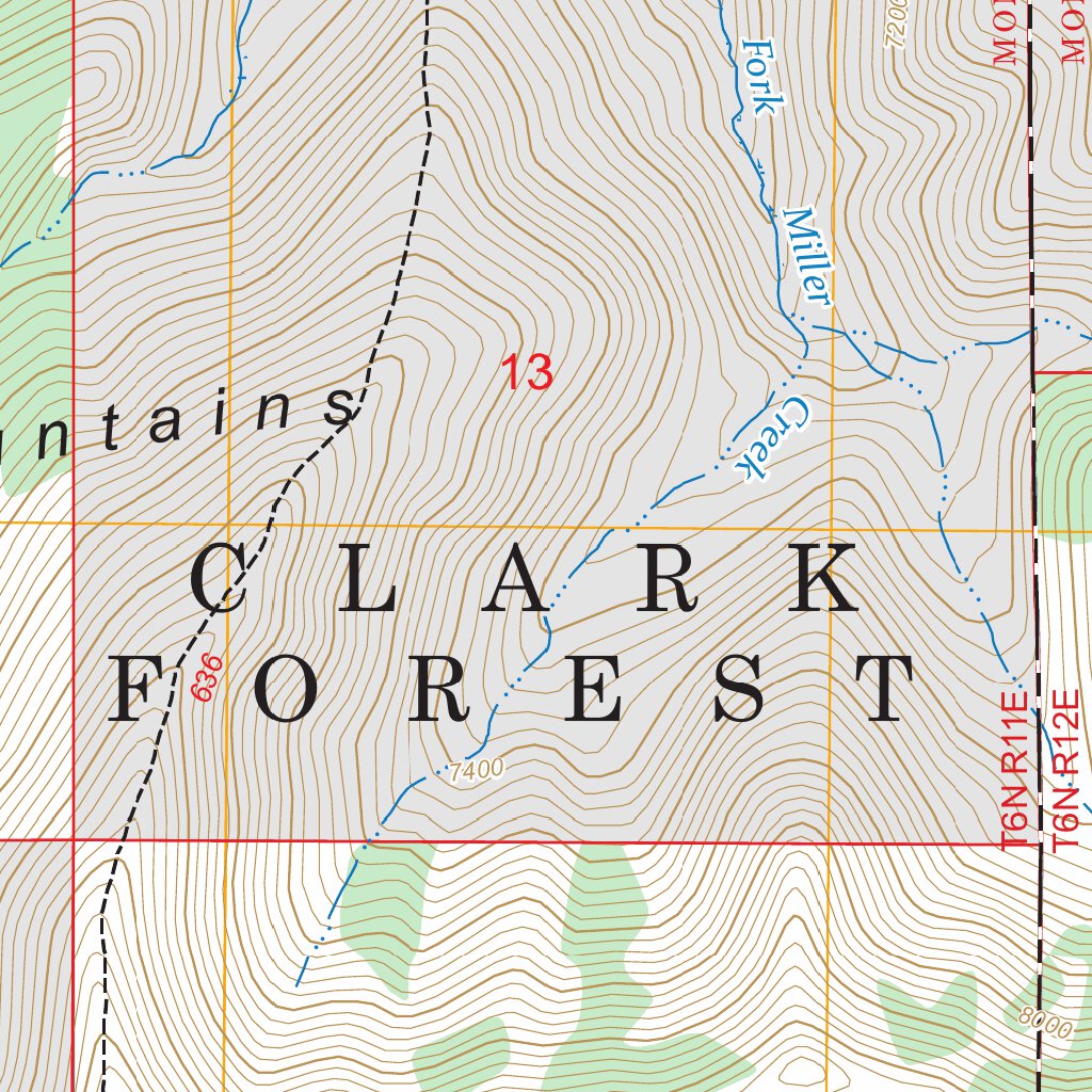 Cinnamon Peak, MT FSTopo Map by US Forest Service - Topo | Avenza Maps
