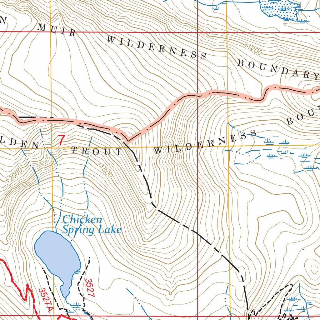 Cirque Peak, CA FSTopo Map by US Forest Service - Topo | Avenza Maps