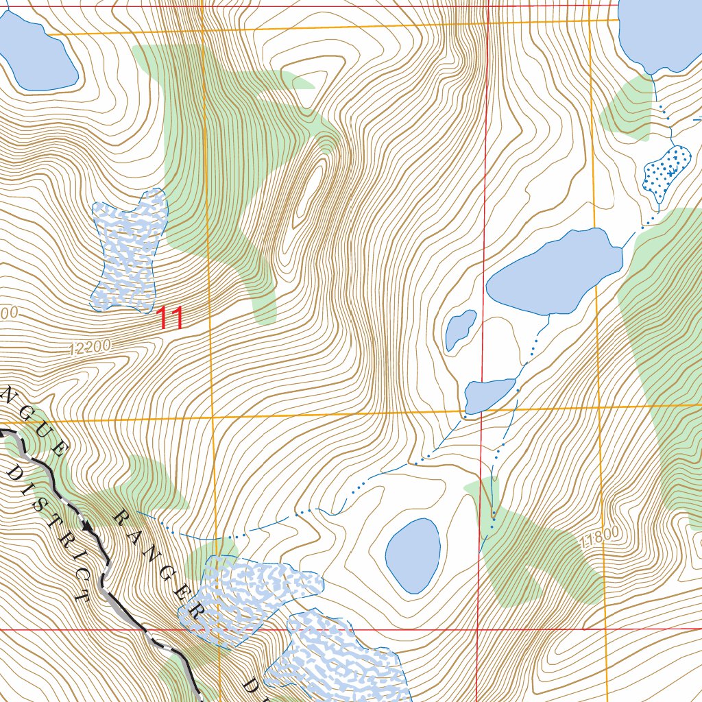 Cloud Peak, WY FSTopo Map by US Forest Service - Topo | Avenza Maps