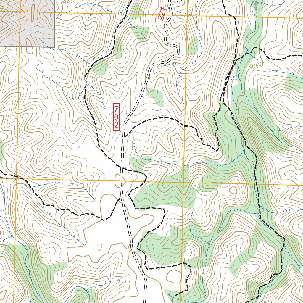 Coffee Mill Butte, NE FSTopo Map by US Forest Service - Topo | Avenza Maps