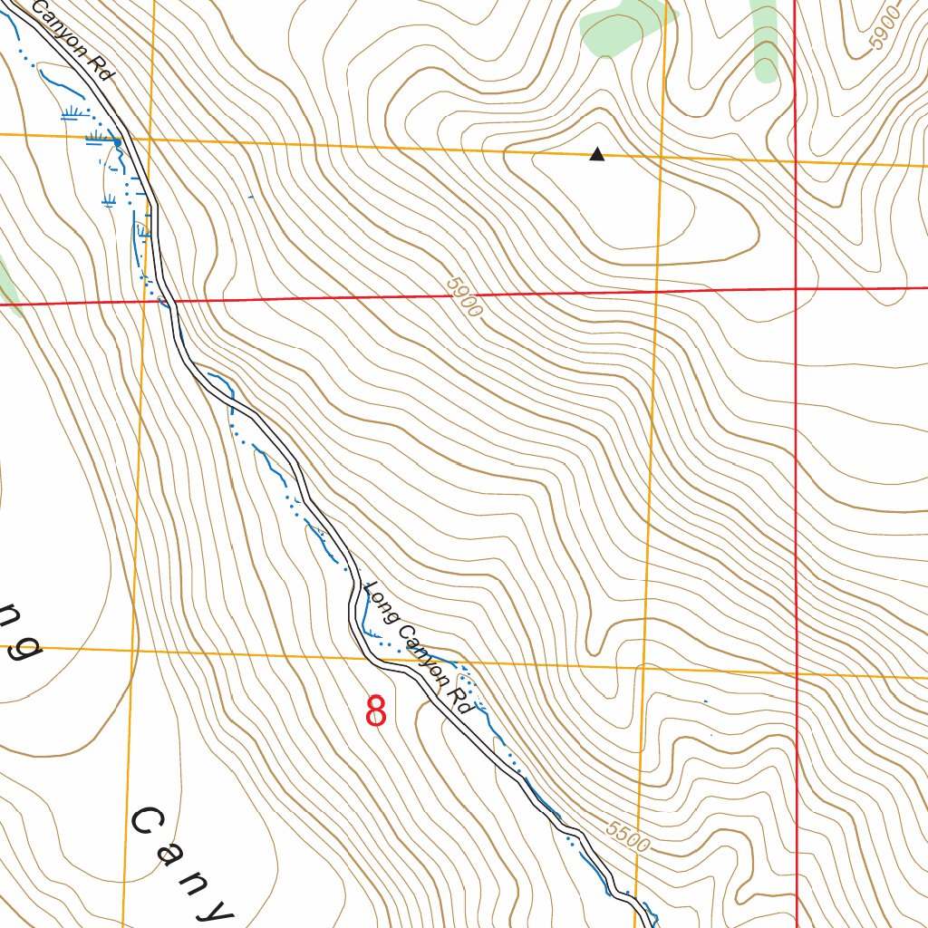 Collins Rim, OR FSTopo Map by US Forest Service - Topo | Avenza Maps