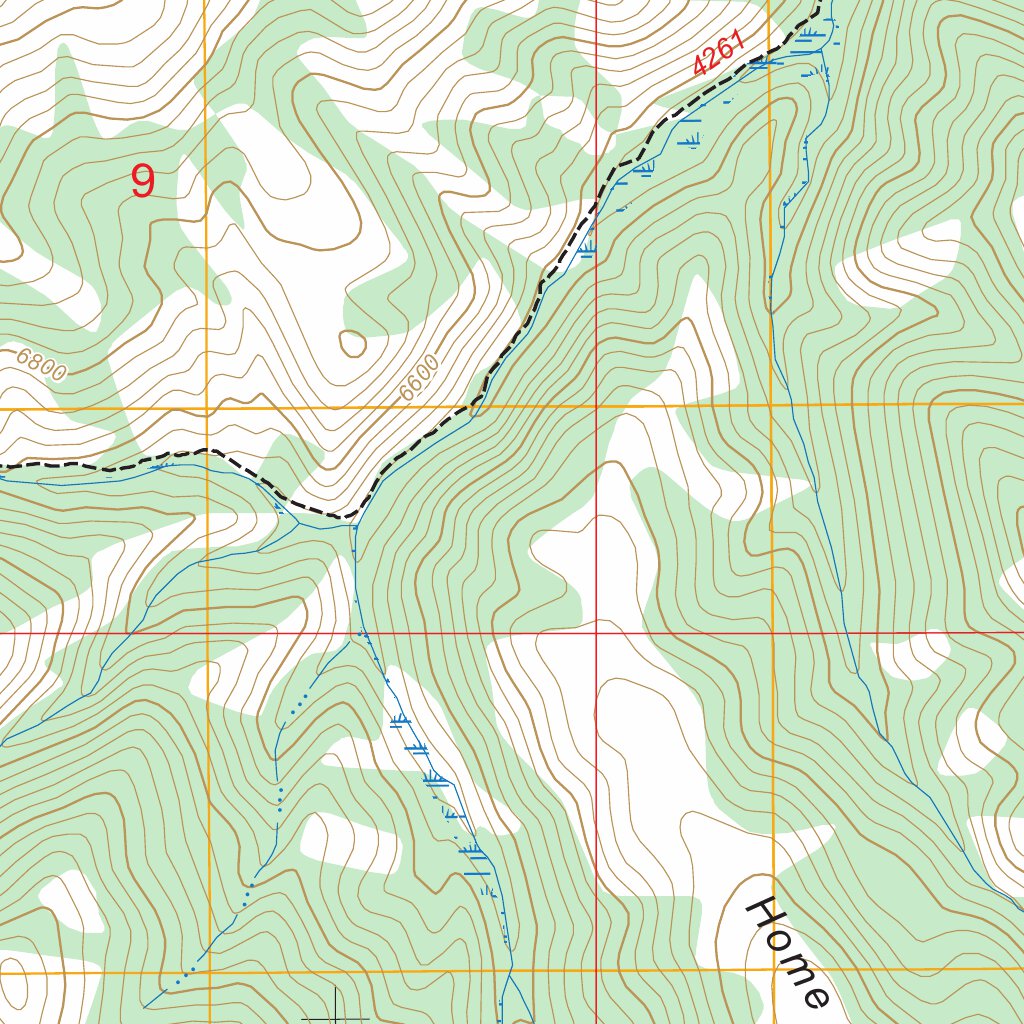 Commissary Ridge, ID FSTopo Map by US Forest Service - Topo | Avenza Maps