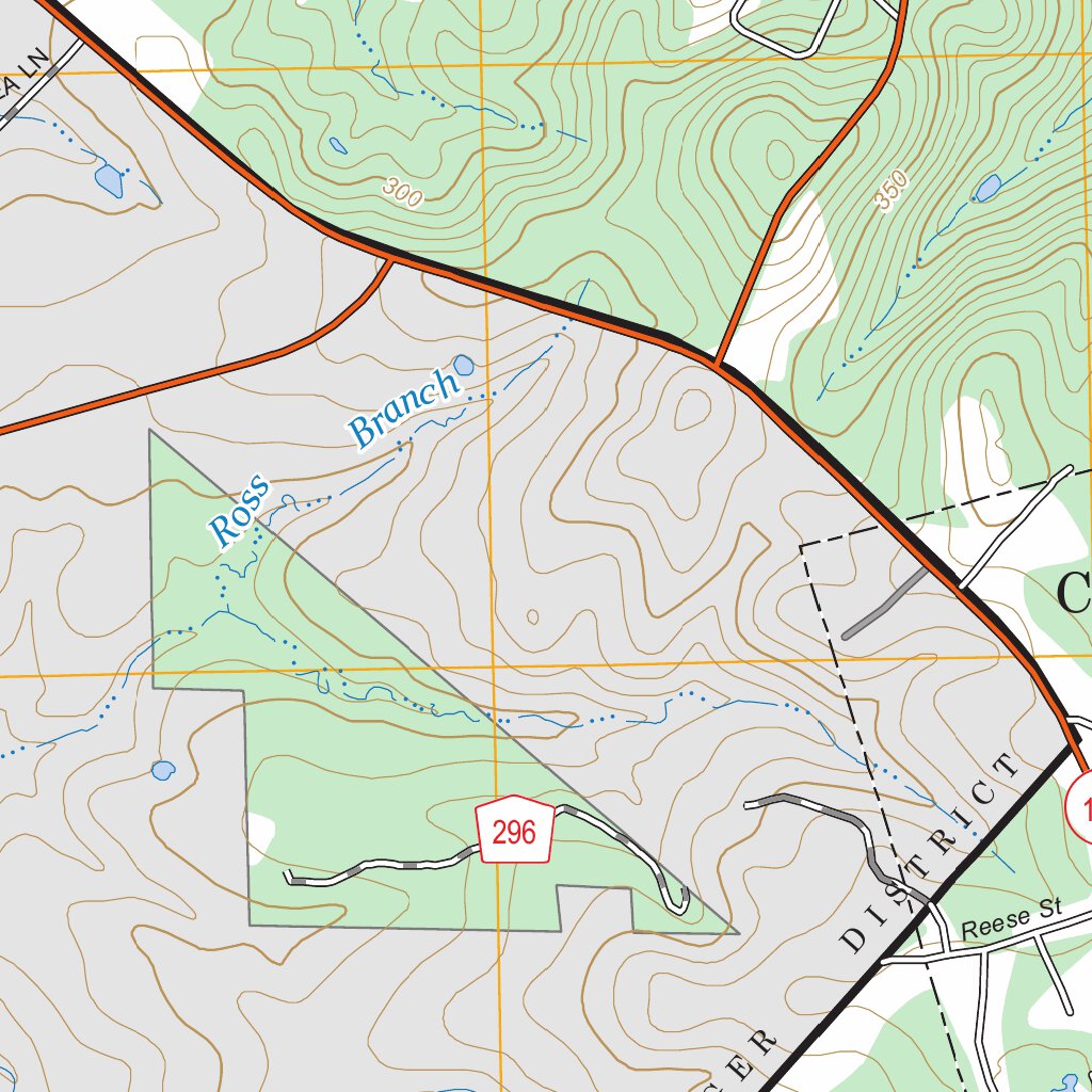 Coldspring, TX FSTopo Map by US Forest Service - Topo | Avenza Maps