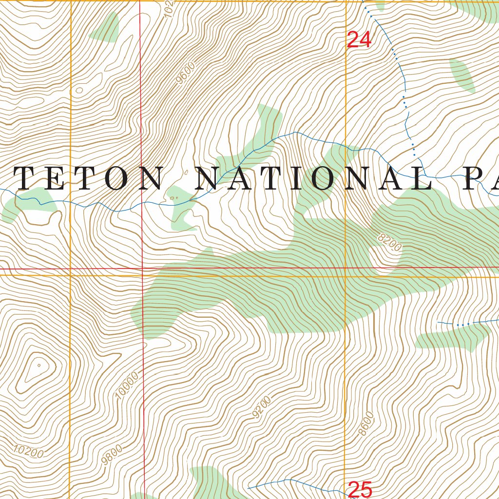 Colter Bay, WY FSTopo Map by US Forest Service - Topo | Avenza Maps