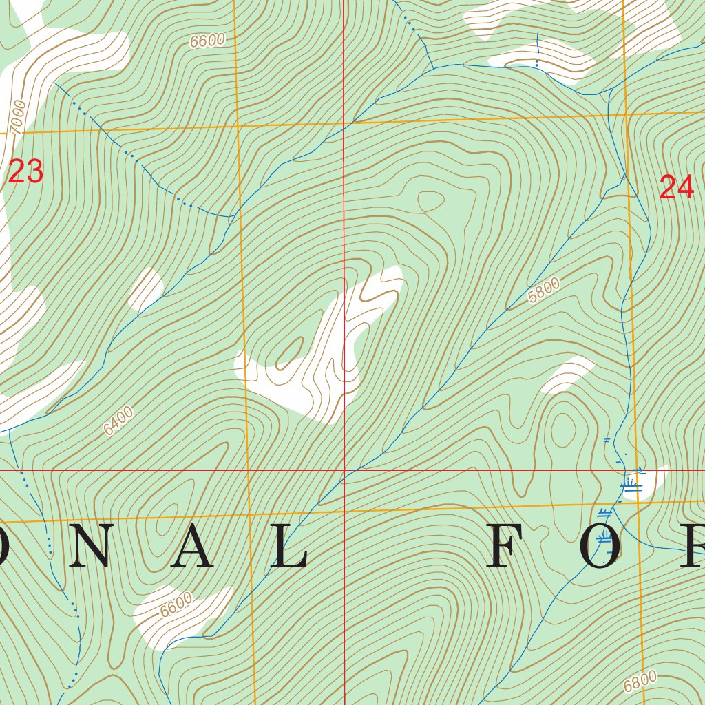 Columbus Peak, WY FSTopo Map by US Forest Service - Topo | Avenza Maps