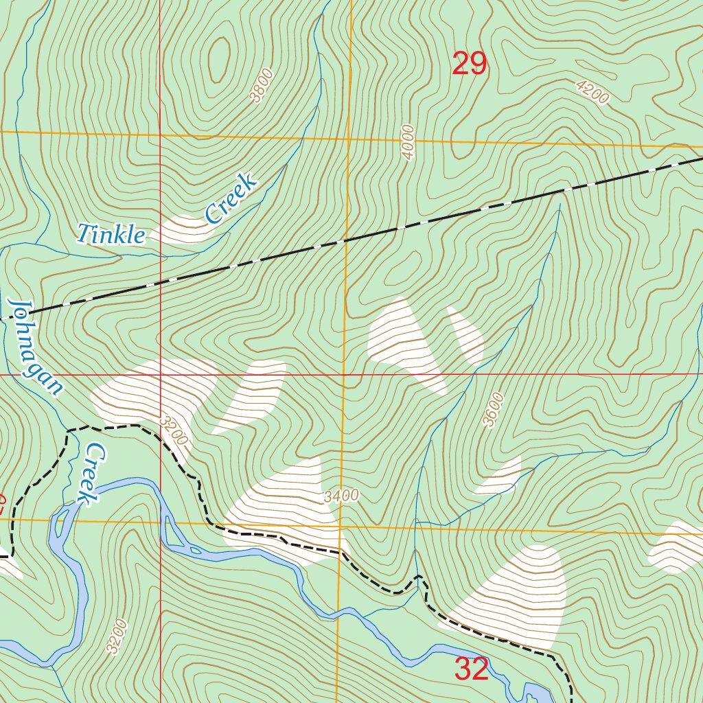 Cook Mountain, ID FSTopo Map by US Forest Service - Topo | Avenza Maps