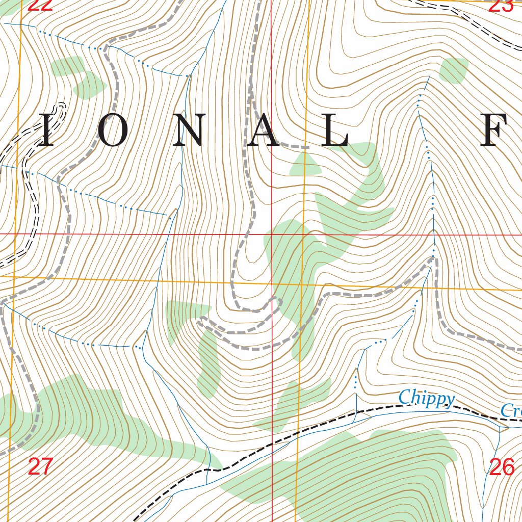 Cook Mountain, MT FSTopo Map by US Forest Service - Topo | Avenza Maps