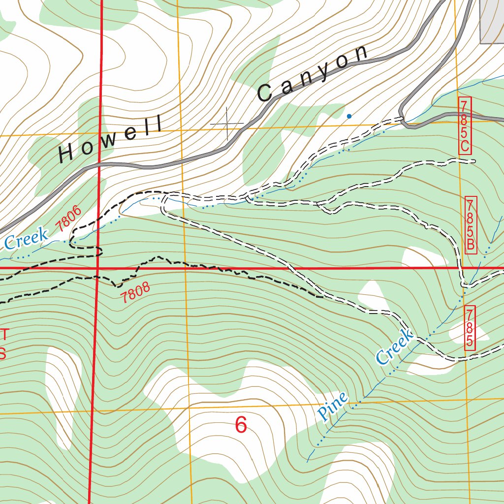 Connor Ridge, ID FSTopo Map by US Forest Service - Topo | Avenza Maps