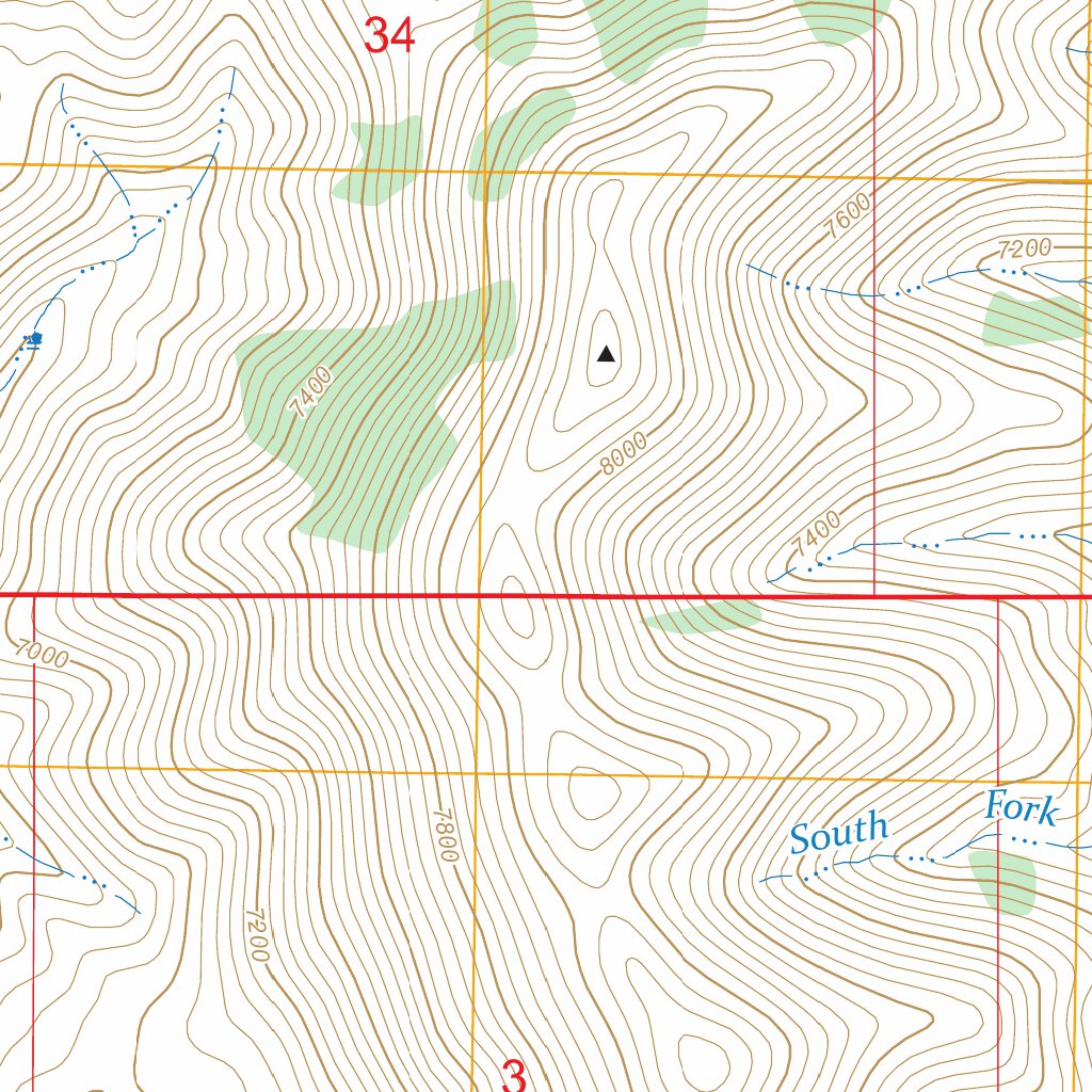 Cornwall Mountain, NV FSTopo Map by US Forest Service - Topo | Avenza Maps