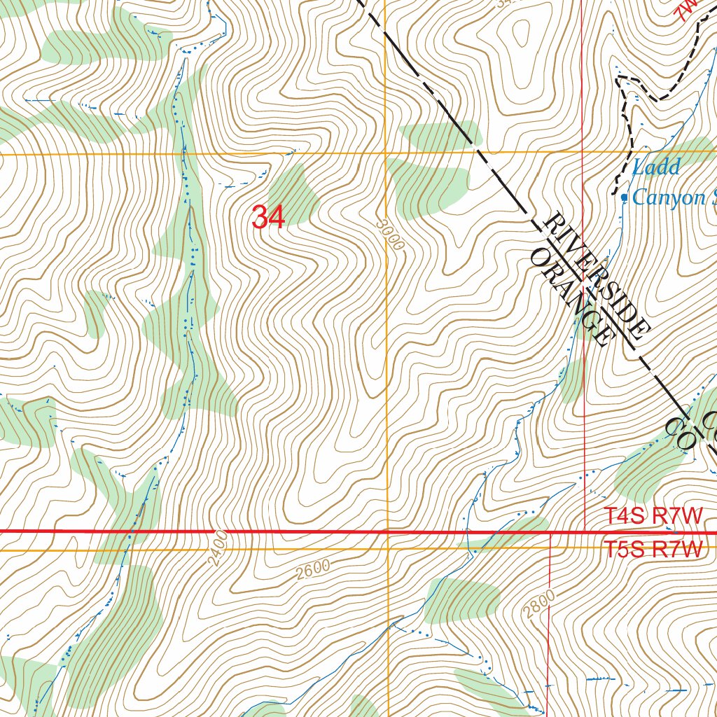 Corona South, CA FSTopo Map by US Forest Service - Topo | Avenza Maps