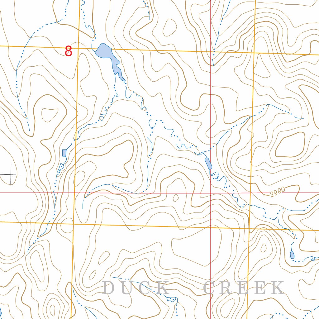 Cow Butte SE, SD FSTopo Map by US Forest Service - Topo | Avenza Maps