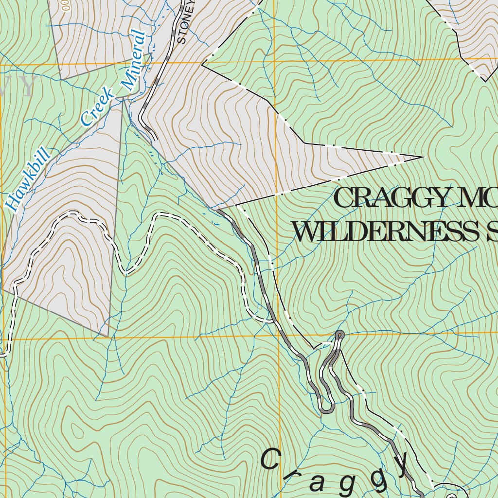 Craggy Pinnacle, NC FSTopo Map by US Forest Service - Topo | Avenza Maps