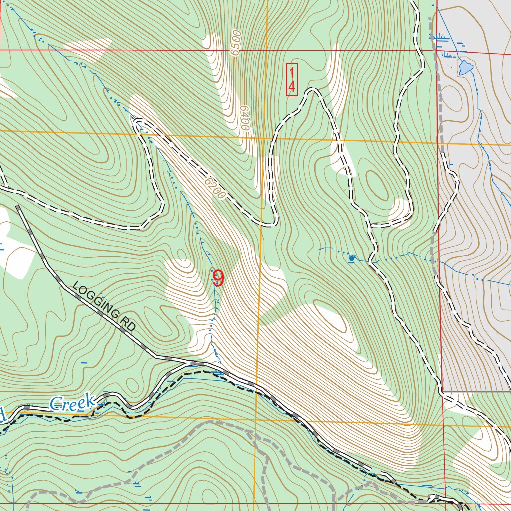 Cox Flat, OR FSTopo Map by US Forest Service - Topo | Avenza Maps