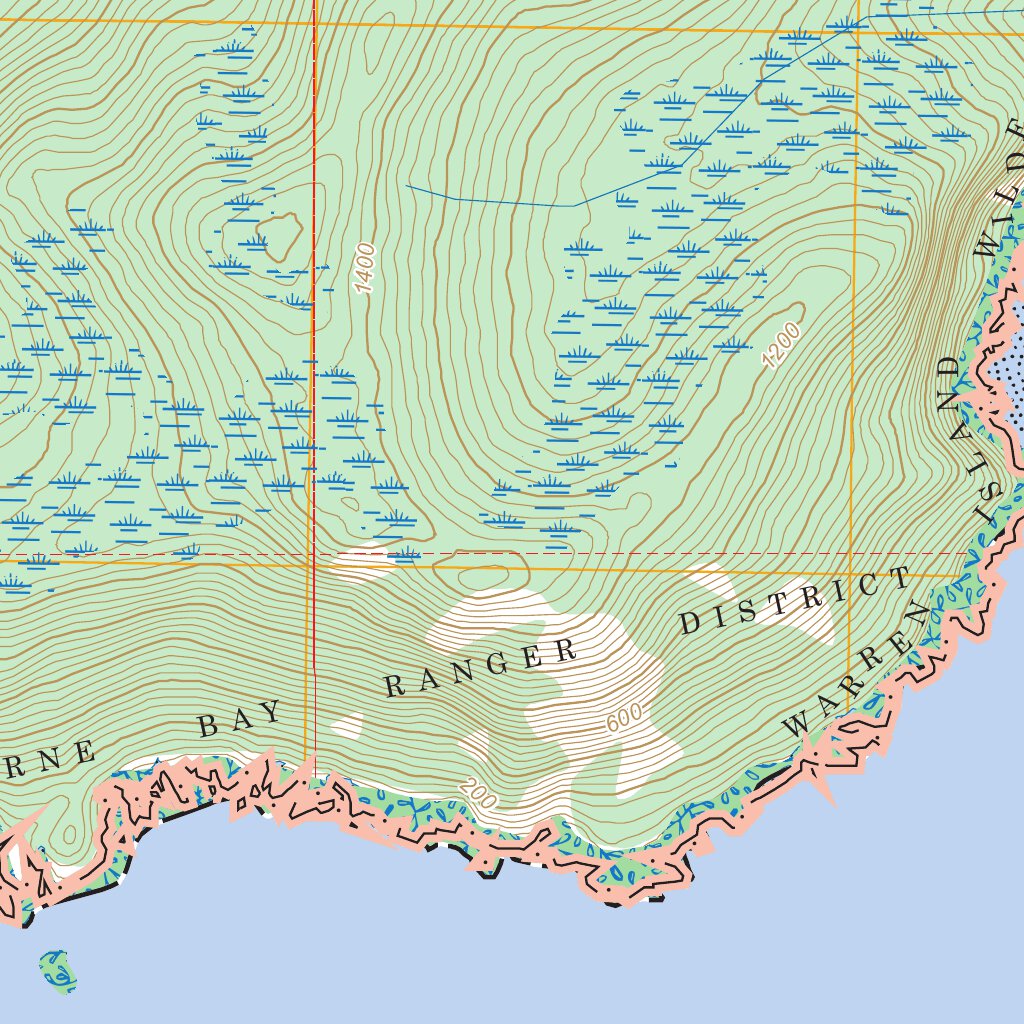 Craig D-6 SW, AK FSTopo Map by US Forest Service - Topo | Avenza Maps