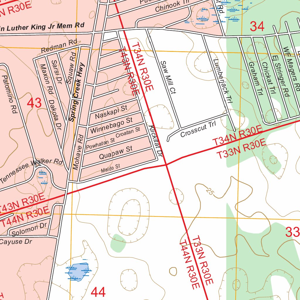 Crawfordville East, FL FSTopo Map by US Forest Service - Topo | Avenza Maps