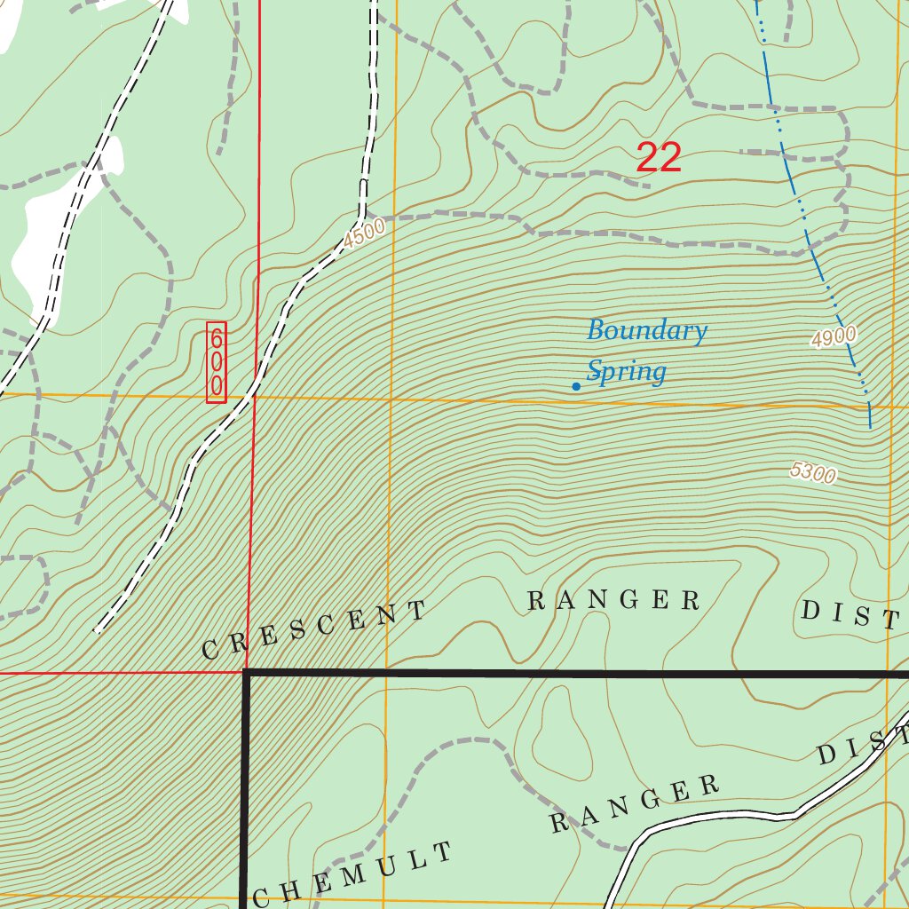 Crescent, OR FSTopo Map by US Forest Service - Topo | Avenza Maps