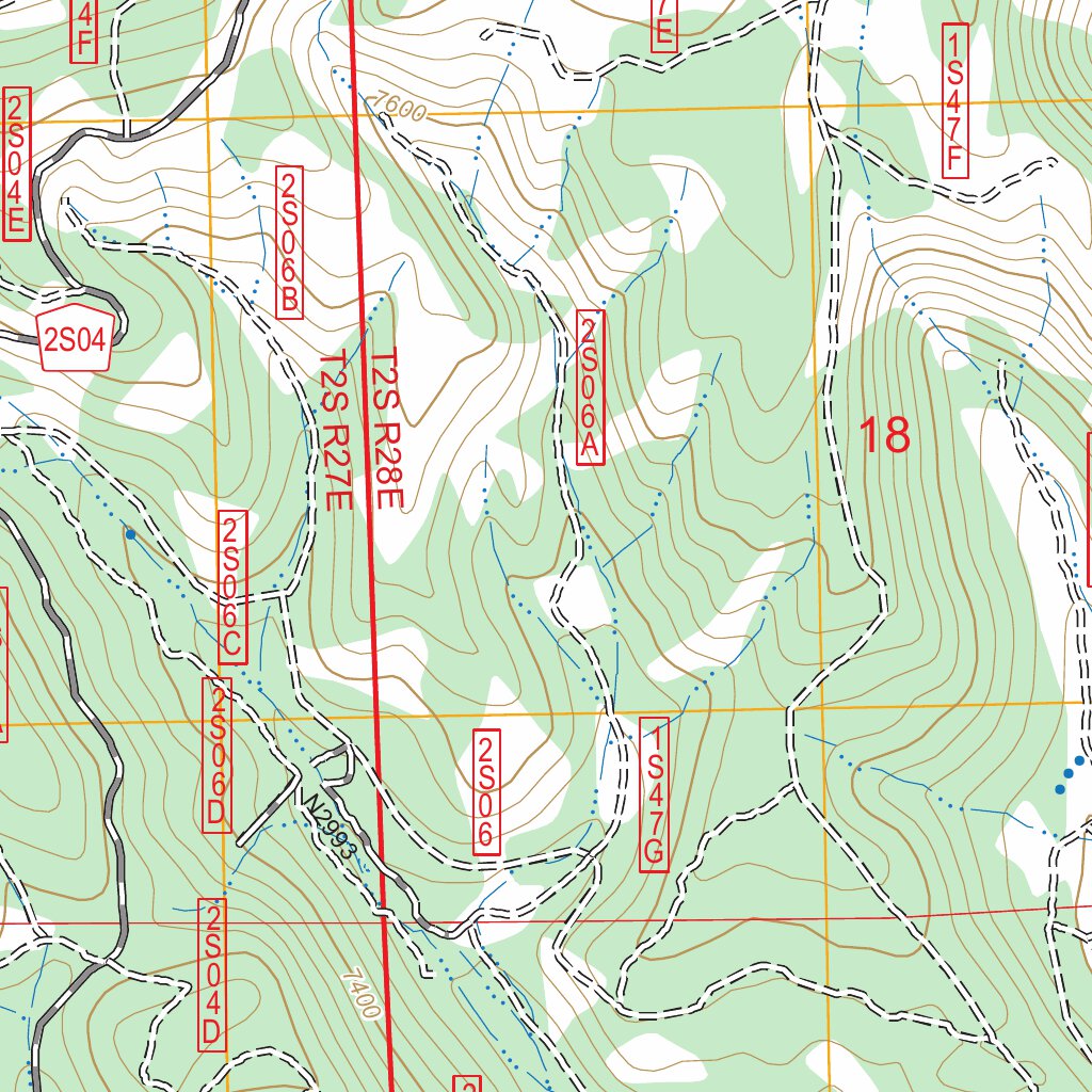 Crestview, CA FSTopo Map by US Forest Service - Topo | Avenza Maps