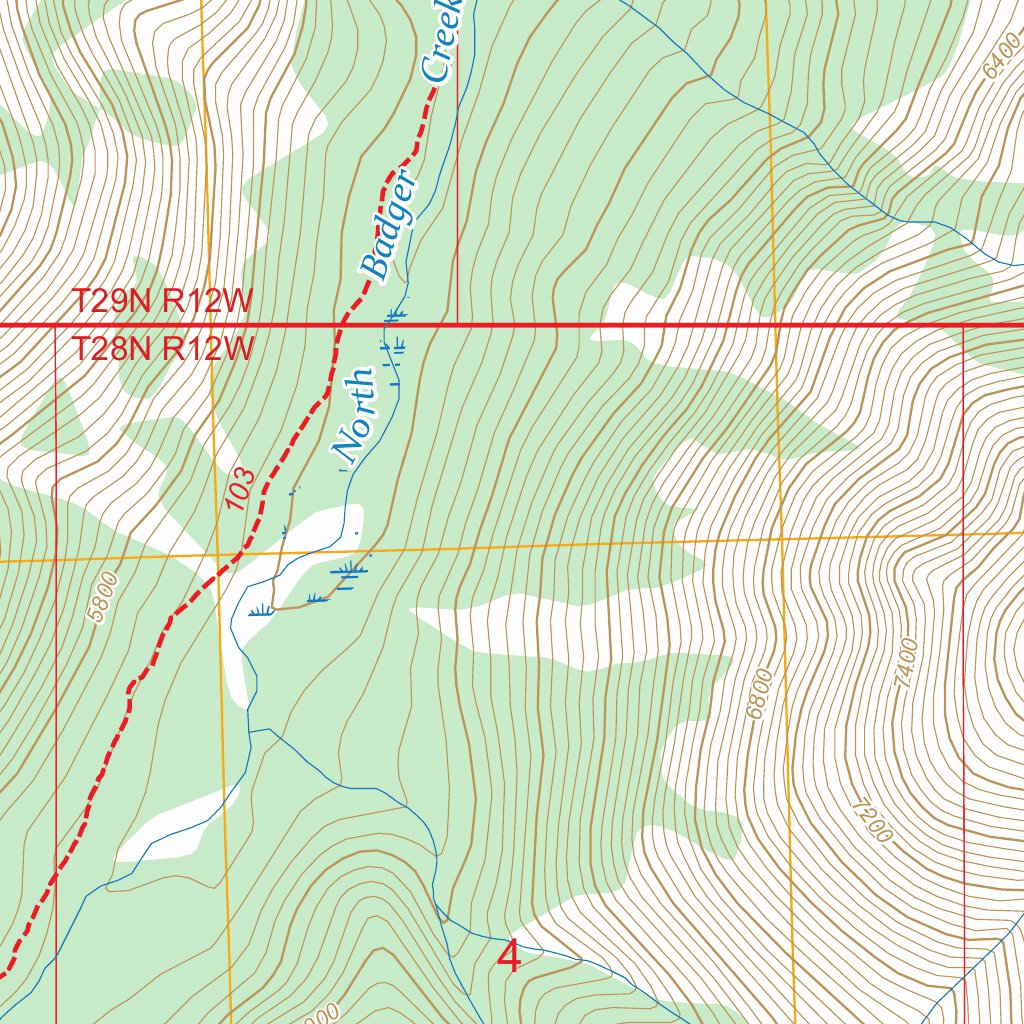 Crescent Cliff, MT FSTopo Map by US Forest Service - Topo | Avenza Maps
