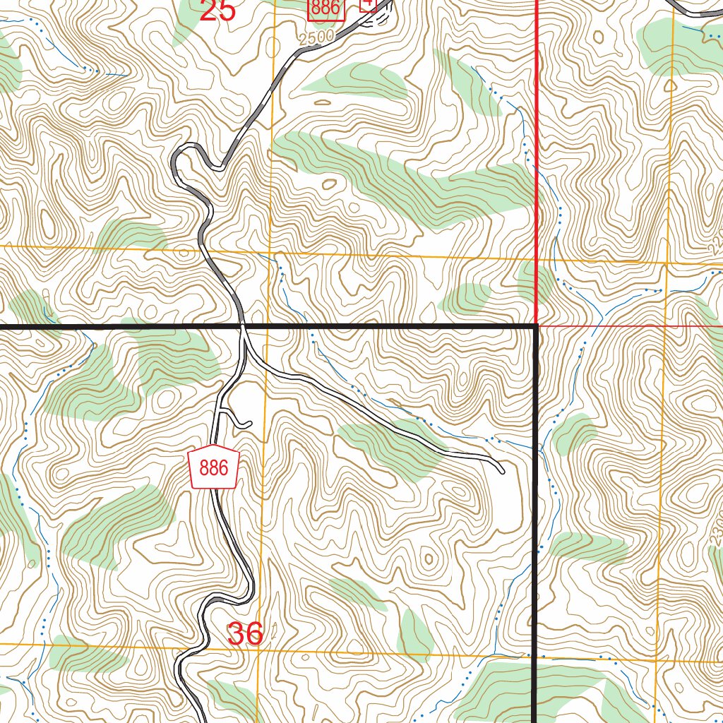 Croff, ND FSTopo Map by US Forest Service - Topo | Avenza Maps
