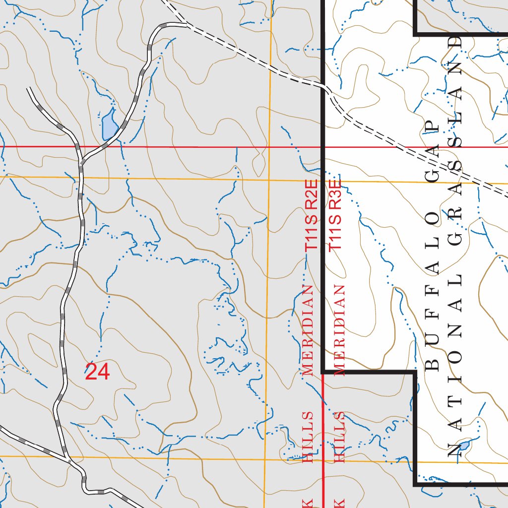 Crowe Dam, SD-NE FSTopo Map by US Forest Service - Topo | Avenza Maps