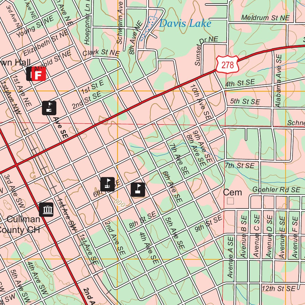 Cullman, AL FSTopo Map by US Forest Service - Topo | Avenza Maps