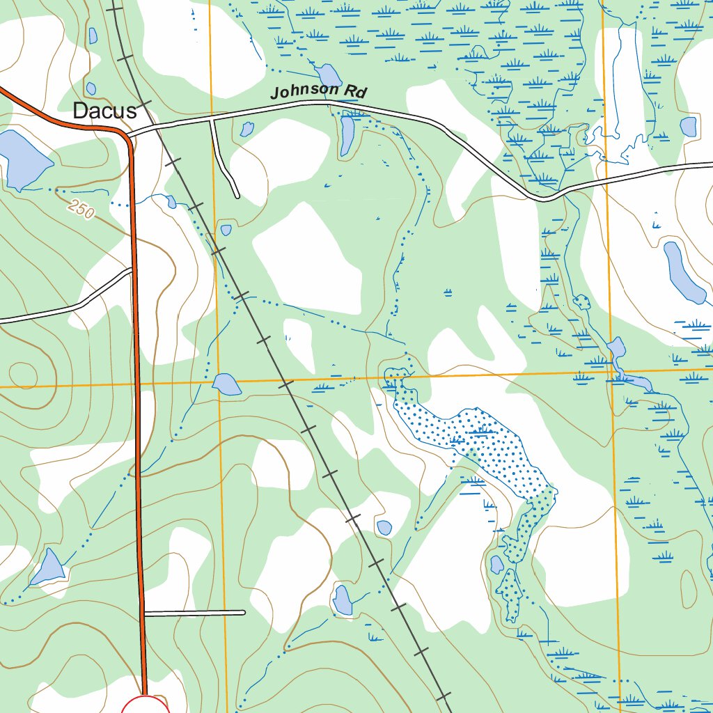 Dacus, TX FSTopo Map by US Forest Service - Topo | Avenza Maps