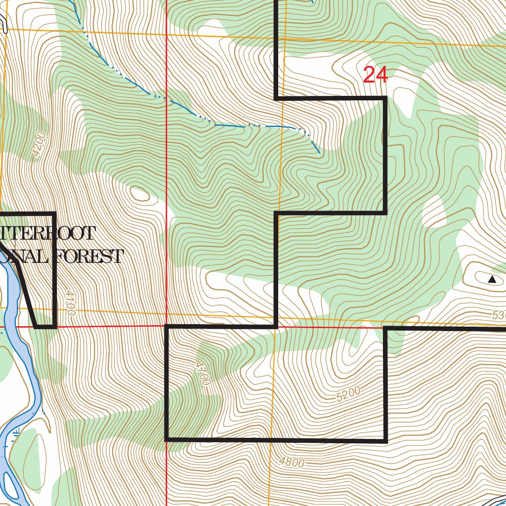 Darby, MT FSTopo Map by US Forest Service - Topo | Avenza Maps