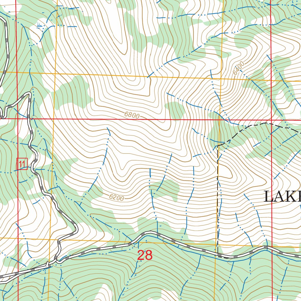 Davis Creek, CA FSTopo Map by US Forest Service - Topo | Avenza Maps