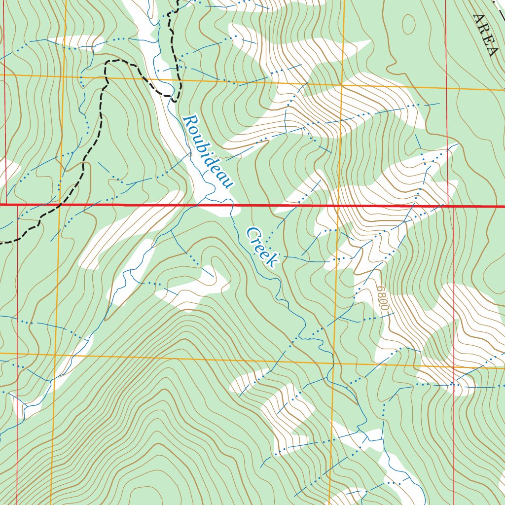 Davis Point, CO FSTopo Map by US Forest Service - Topo | Avenza Maps