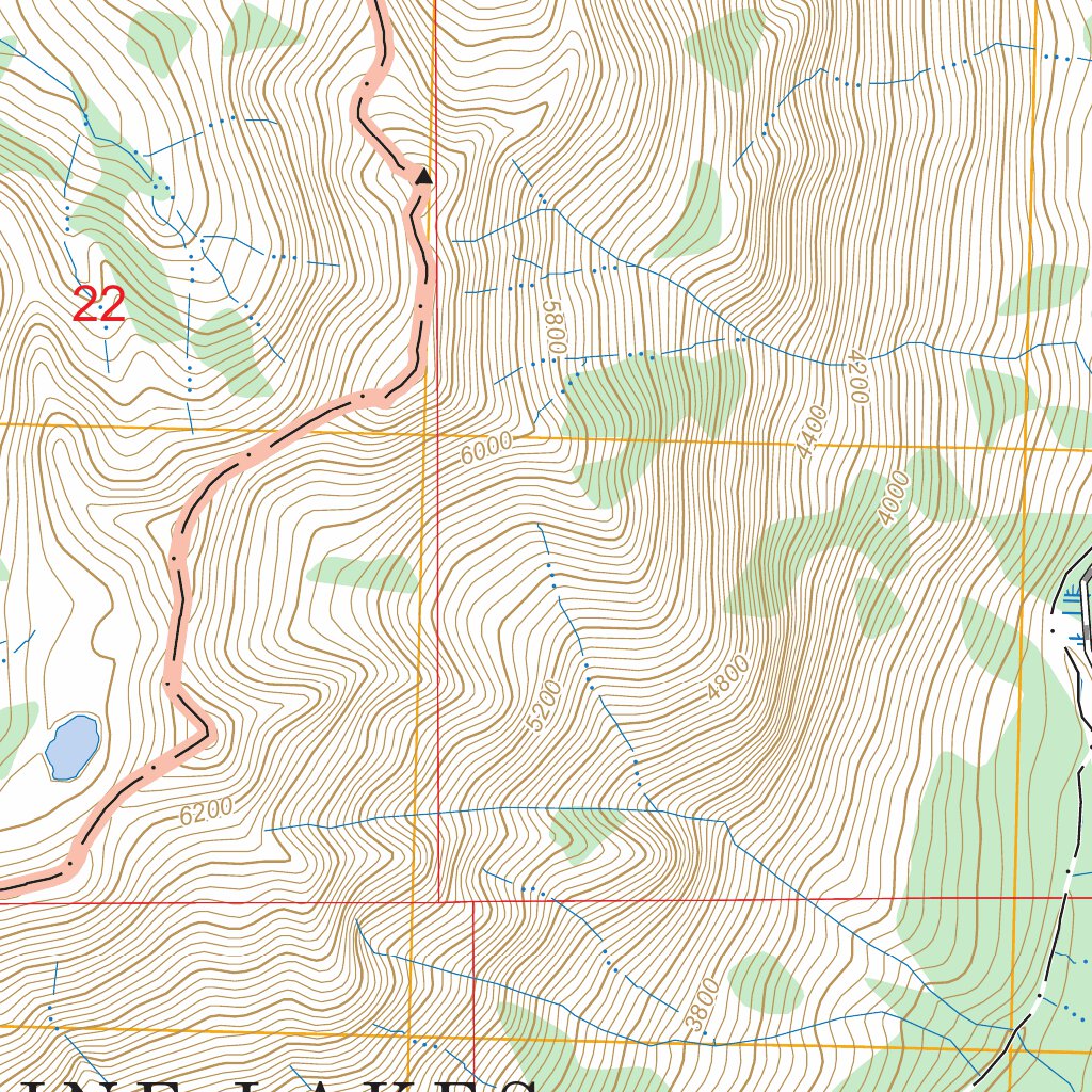 Davis Peak, WA FSTopo Map by US Forest Service - Topo | Avenza Maps