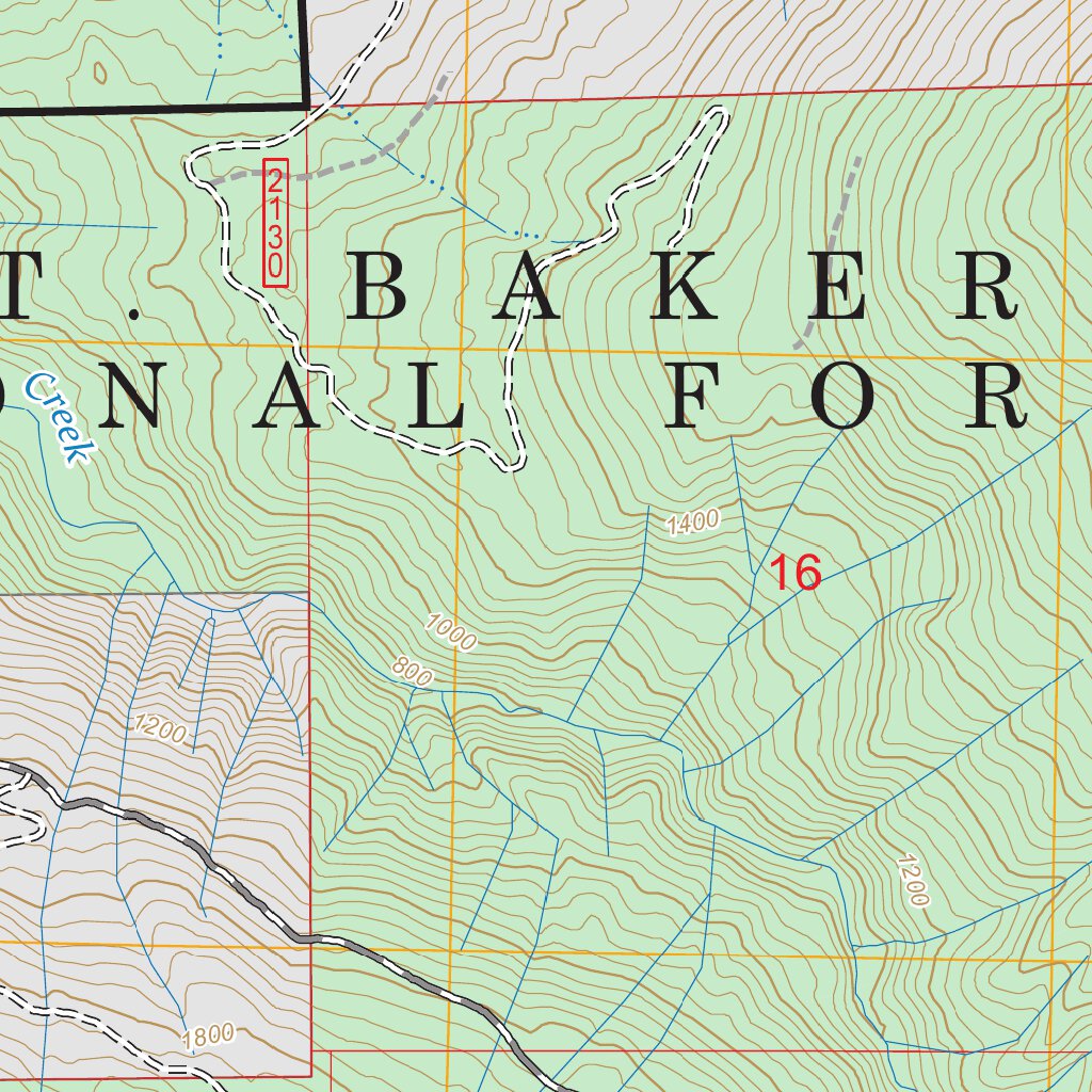 Darrington, WA FSTopo Map by US Forest Service - Topo | Avenza Maps