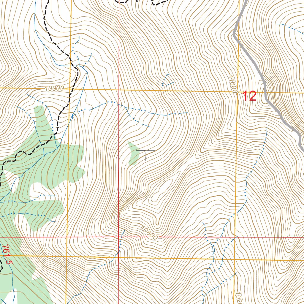 Dead Indian Peak, WY FSTopo Map by US Forest Service - Topo | Avenza Maps