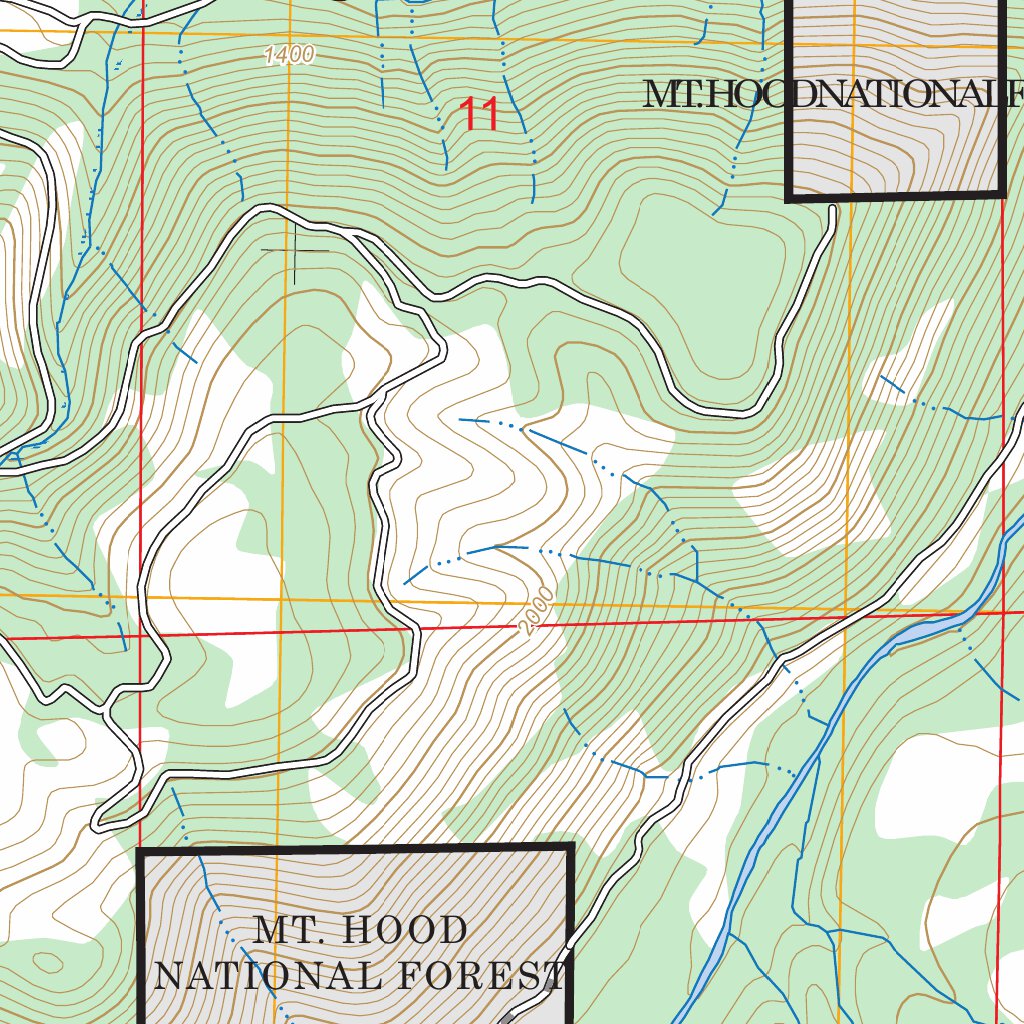 Dee, OR FSTopo Map by US Forest Service - Topo | Avenza Maps