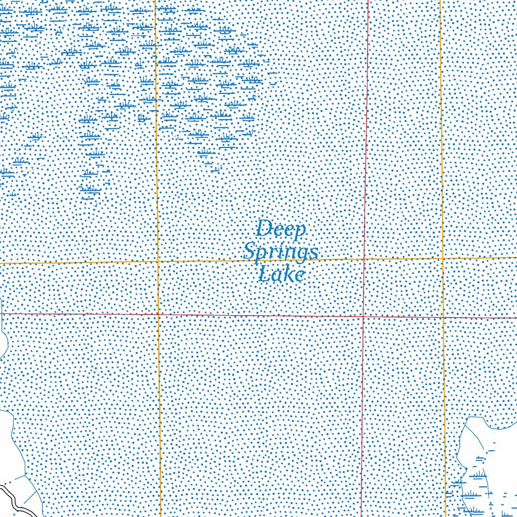 Deep Springs Lake, CA FSTopo Map by US Forest Service - Topo | Avenza Maps