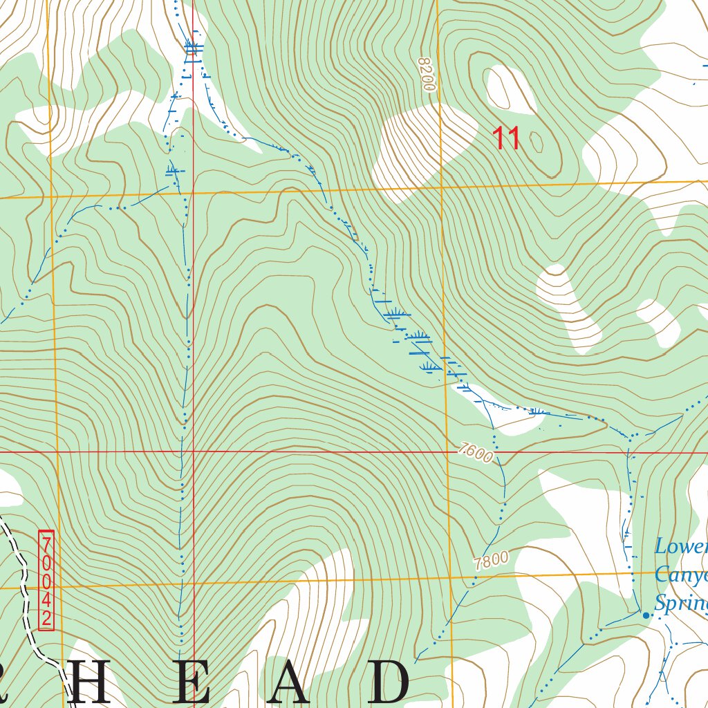 Deer Canyon, MT FSTopo Map by US Forest Service - Topo | Avenza Maps
