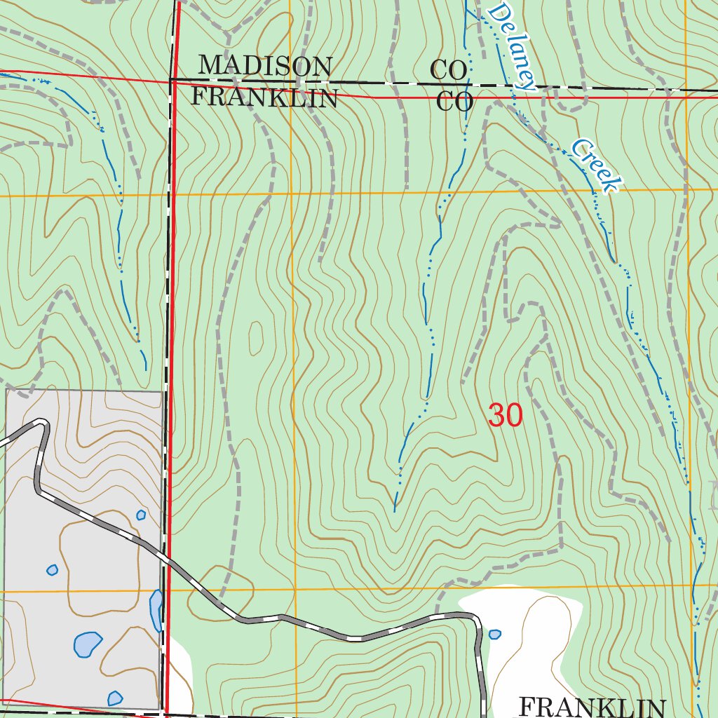 Delaney, AR FSTopo Map by US Forest Service - Topo | Avenza Maps