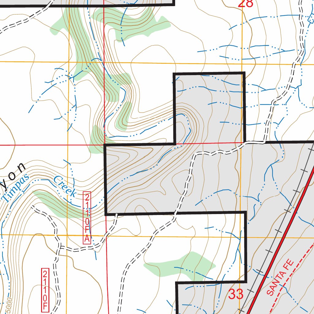 Delhi, CO FSTopo Map by US Forest Service - Topo | Avenza Maps