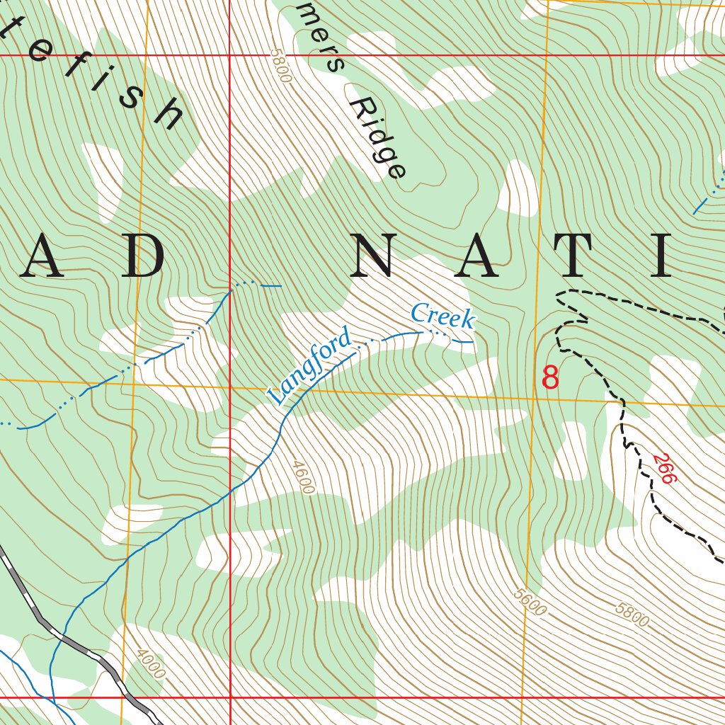 Demers Ridge, MT FSTopo Map by US Forest Service - Topo | Avenza Maps