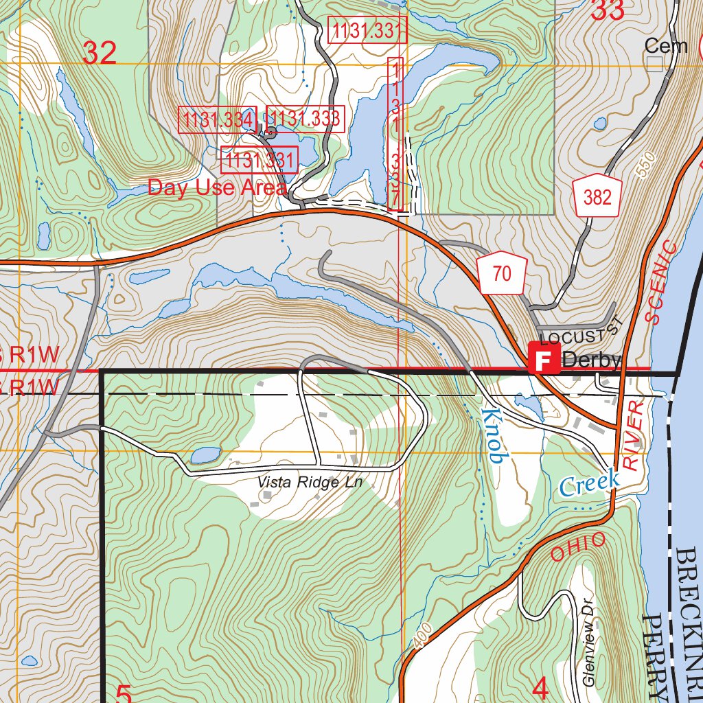Derby, IN-KY FSTopo Map by US Forest Service - Topo | Avenza Maps