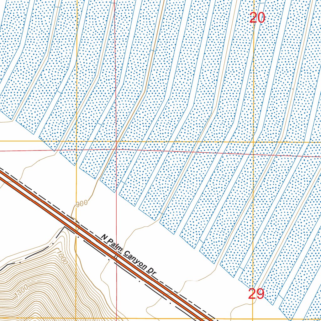 Desert Hot Springs, CA FSTopo Map by US Forest Service - Topo | Avenza Maps