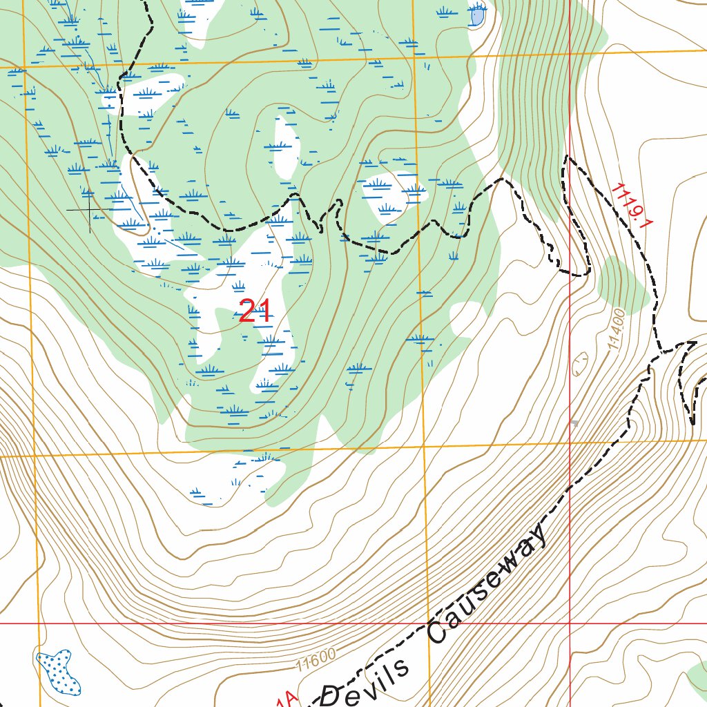 Devils Causeway, CO FSTopo Map by US Forest Service - Topo | Avenza Maps